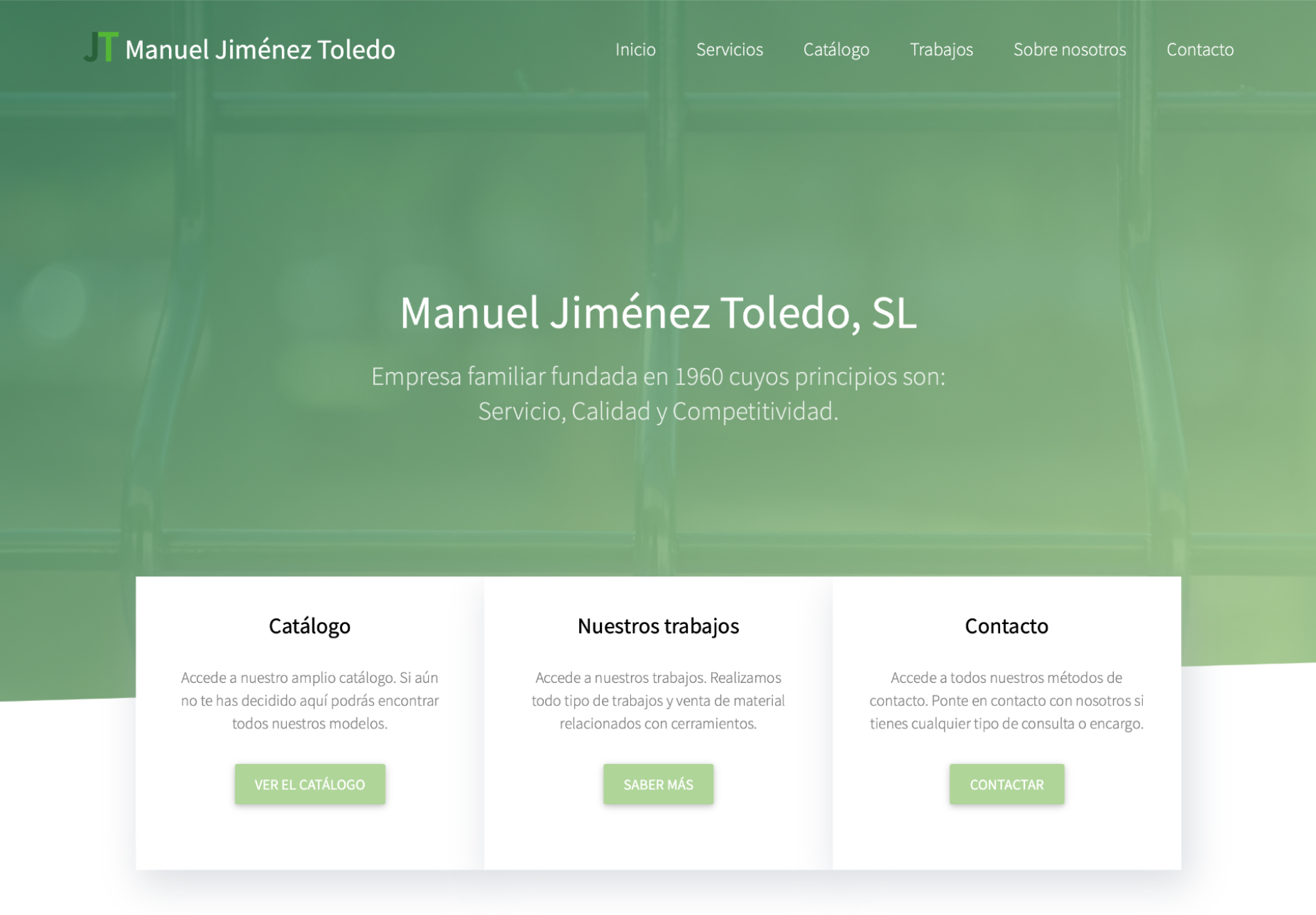 Manuel Jiménez Toledo SL — David Jiménez